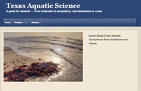 Aquatic Science Website and Teachers Guide Get National Award - Water-Texas